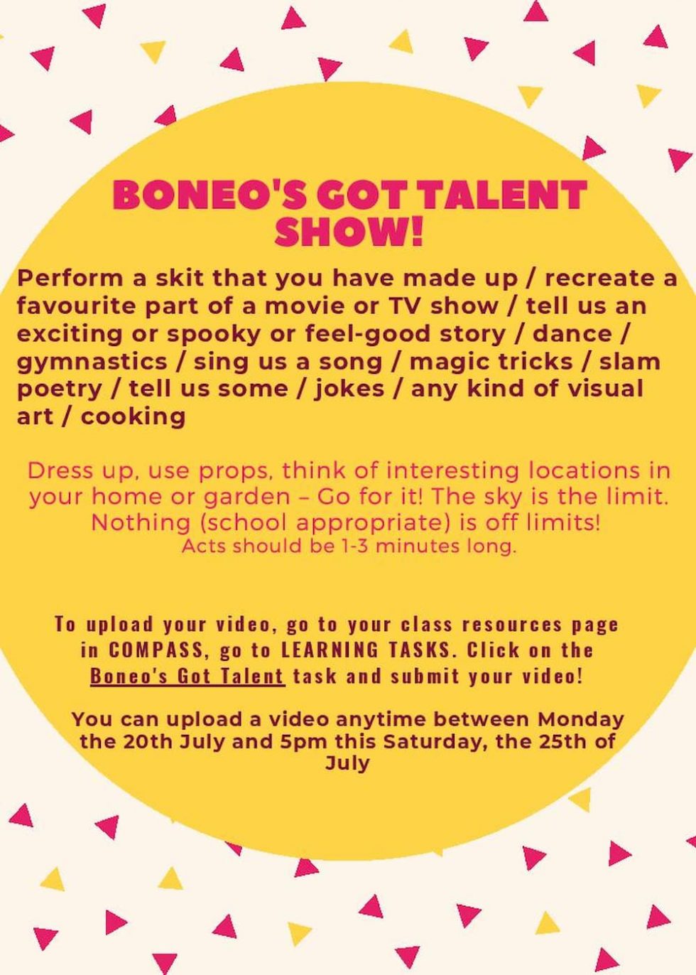 Boneo Buzz: 24th July | Boneo Primary School
